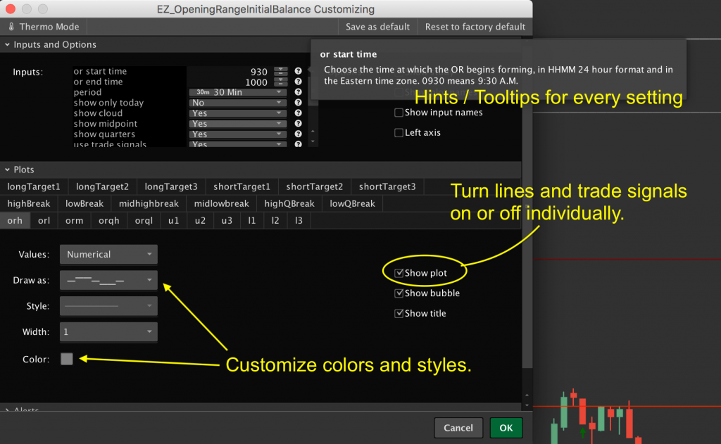 Opening Range Breakout (ORB) Indicator + Scanner and Column for Thinkorswim - Easycators ...